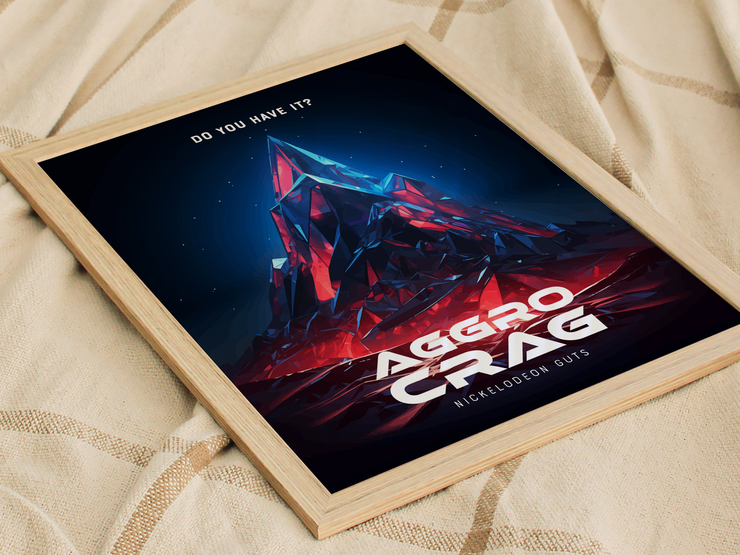 Nickelodeon Guts Aggro Crag Framed Wall Art 90s Nick Fan Nostalgia ...