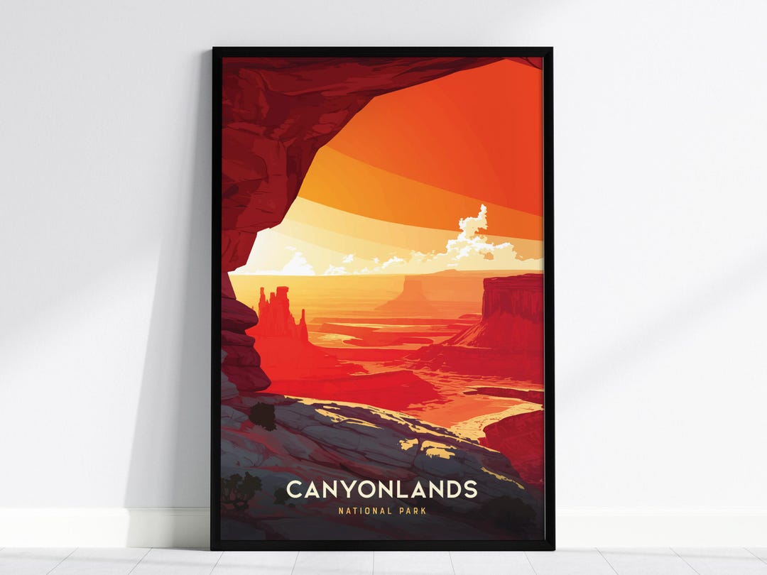 Canyonlands National Park, Utah Poster - Majestic Canyons & Plateaus ...