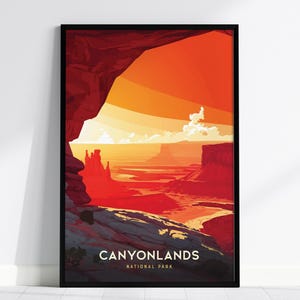 Canyonlands National Park, Utah Poster - Majestic Canyons & Plateaus ...