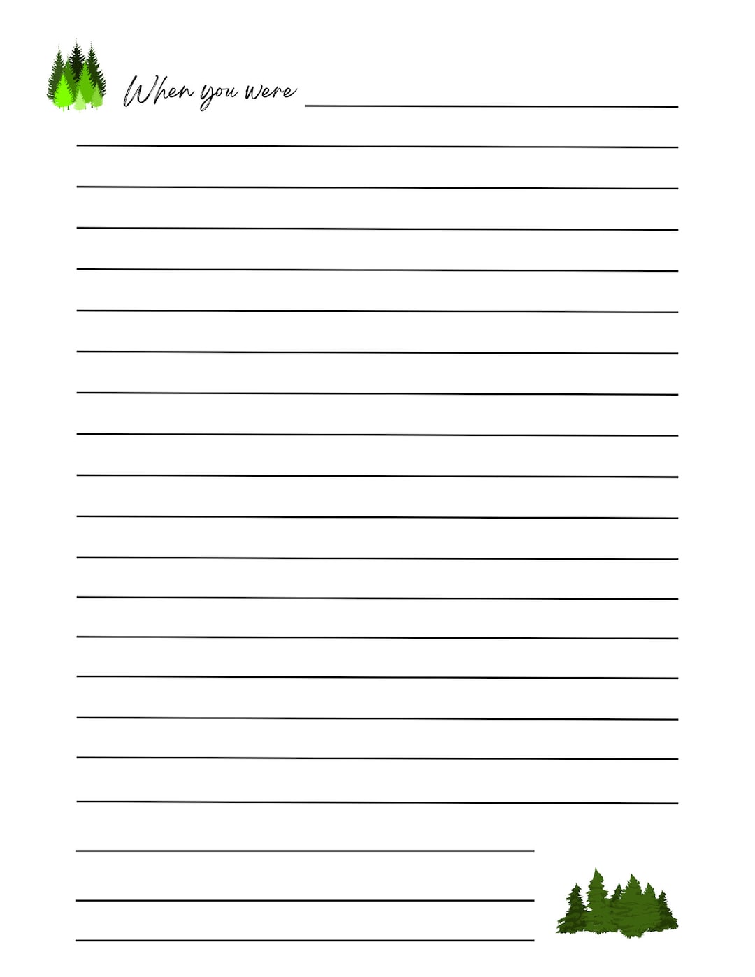 Printable Journal Page, Digital Download, Journal Page, for Son, for ...