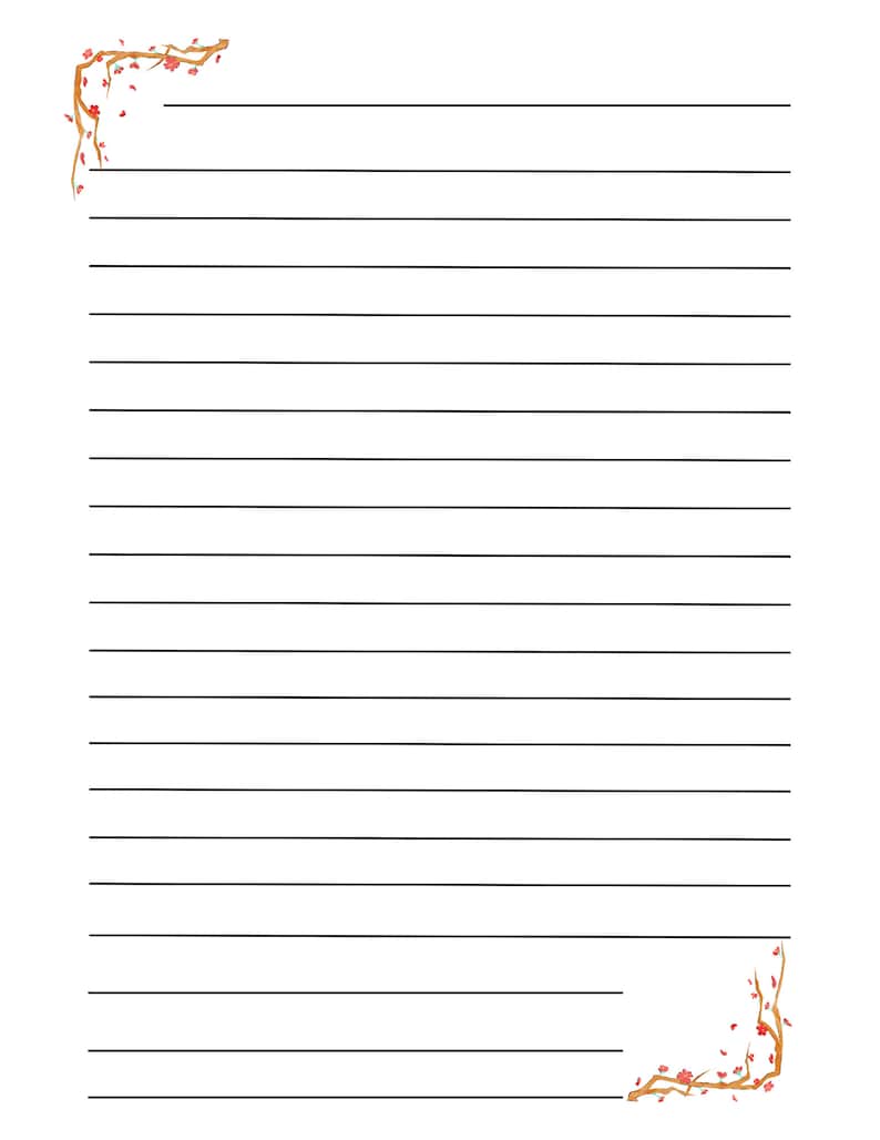 Journal Page, Printable Journal Page, Digital Print Journal Page, for ...