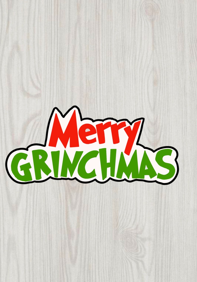 Merry Grinchmas Cookie Cutter Grinch Christmas Cutter - Etsy