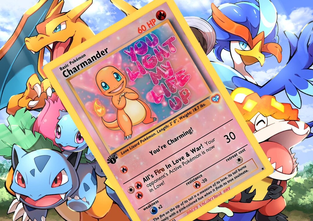 Charmender V Gx Vsstar Pokemon Custom Card Holographic - Etsy