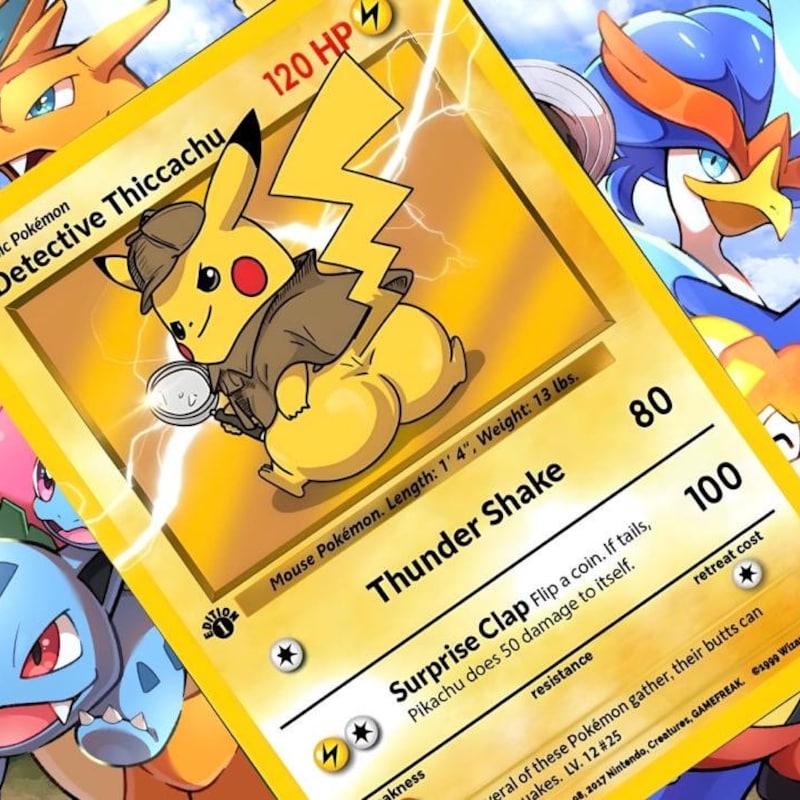 Thick Charizard Card - Etsy