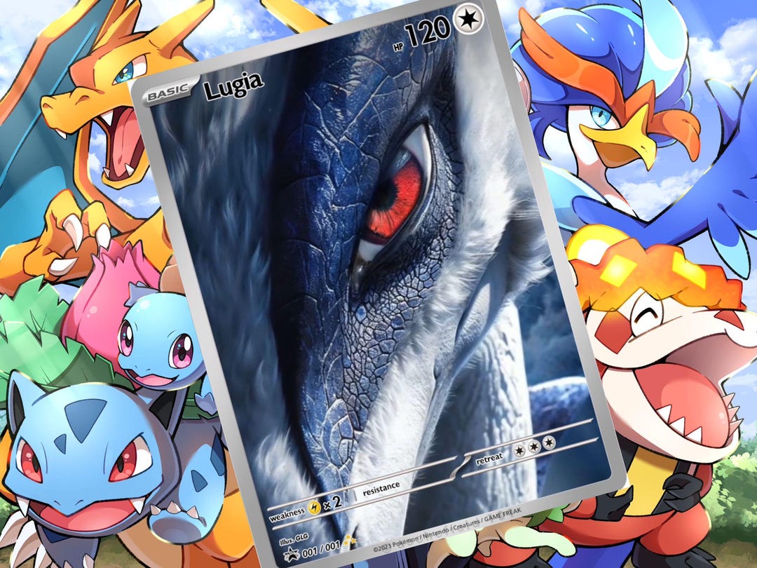 Lugia V Ex Gx Vsstar Pokemon Custom Card Holographic - Etsy