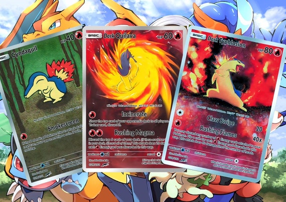 Quilava Pokemon Card