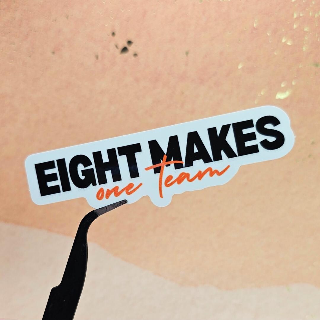 Eight Makes One Team ATEEZ Inspired KPOP Sticker - Etsy