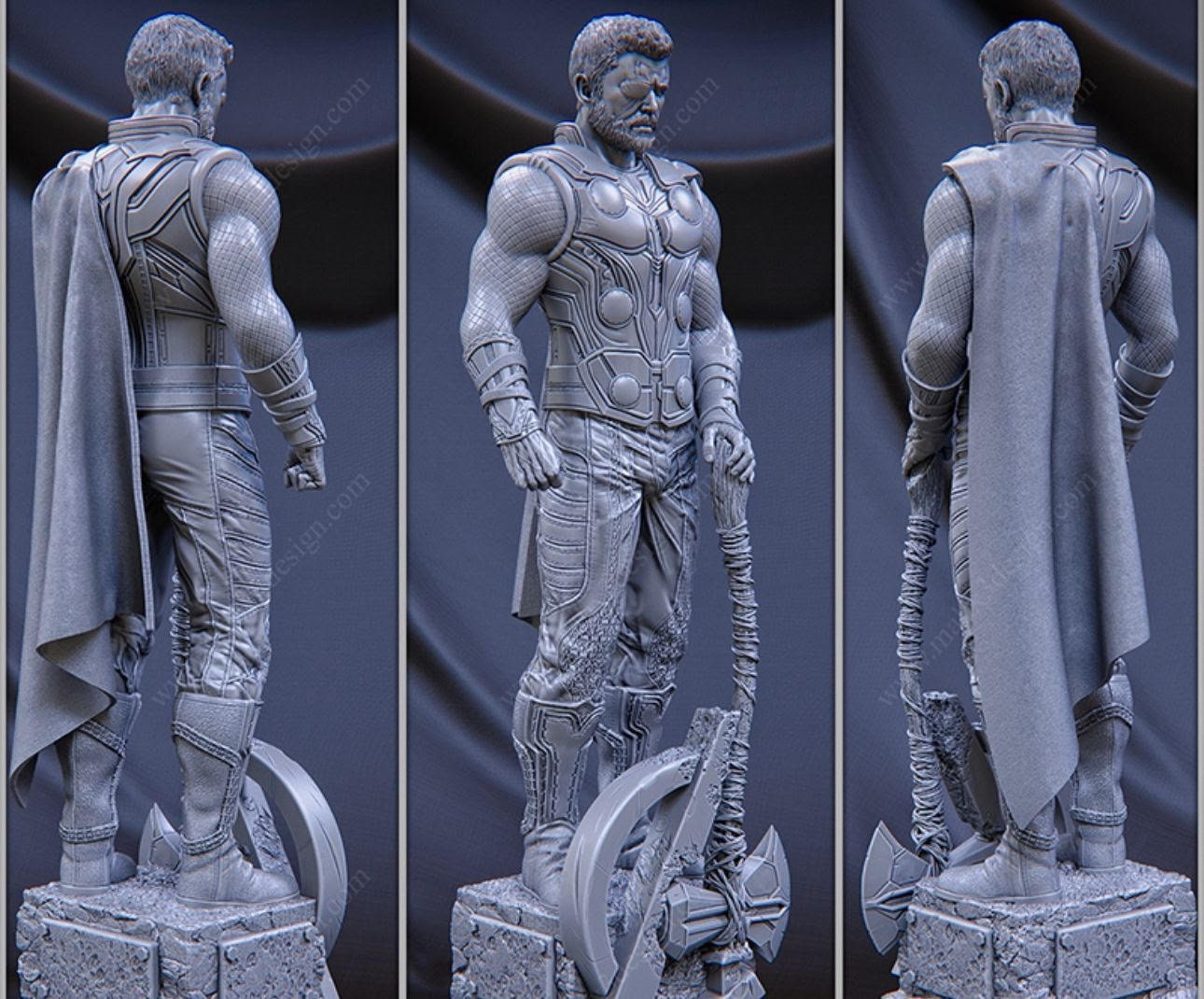 Thor Resin Model. Unpainted Ready for You to Make It Your Own. - Etsy