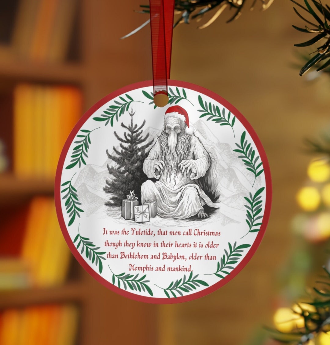 Lovecraft Gift Ornament Cthulhu Christmas Ornament for Lovecraftian ...