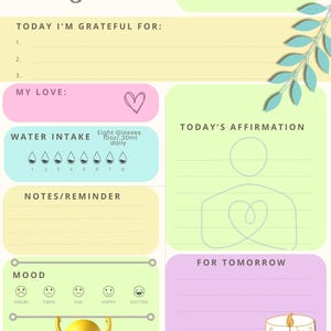 Self-care Journal Page Download Printable Sheet to Keep Track of Your ...