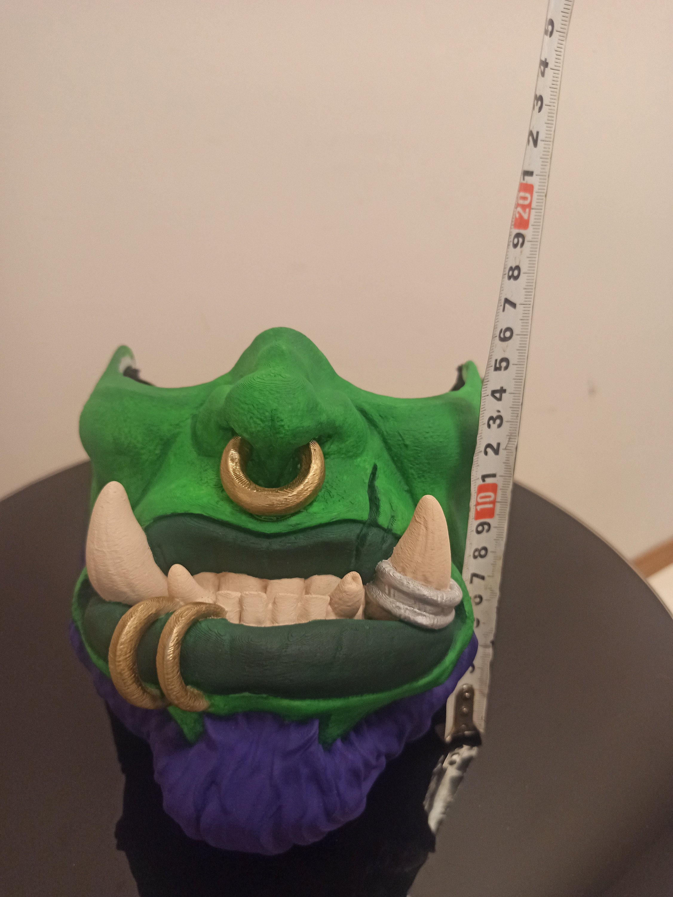 Half Face Orc Mask for Hallowen, Party or Decorative, Gift, Surprise ...