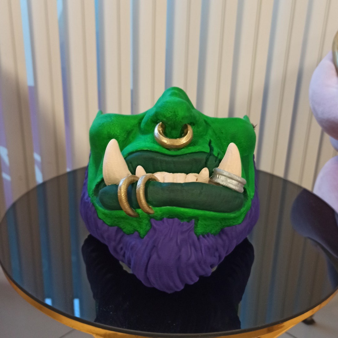 Half Face Orc Mask for Hallowen, Party or Decorative, Gift, Surprise ...