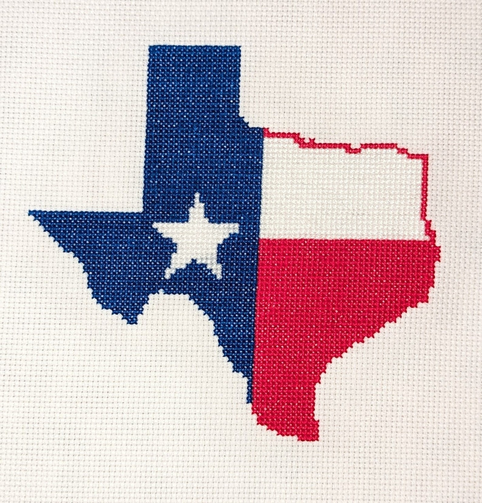 Texas - Texas Flag Cross-stitch Pattern - Etsy