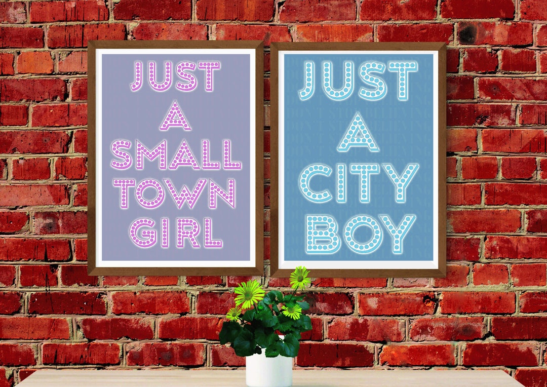 Journey Don't Stop Believing Poster city Boy Don't Stop Believin Lyrics ...