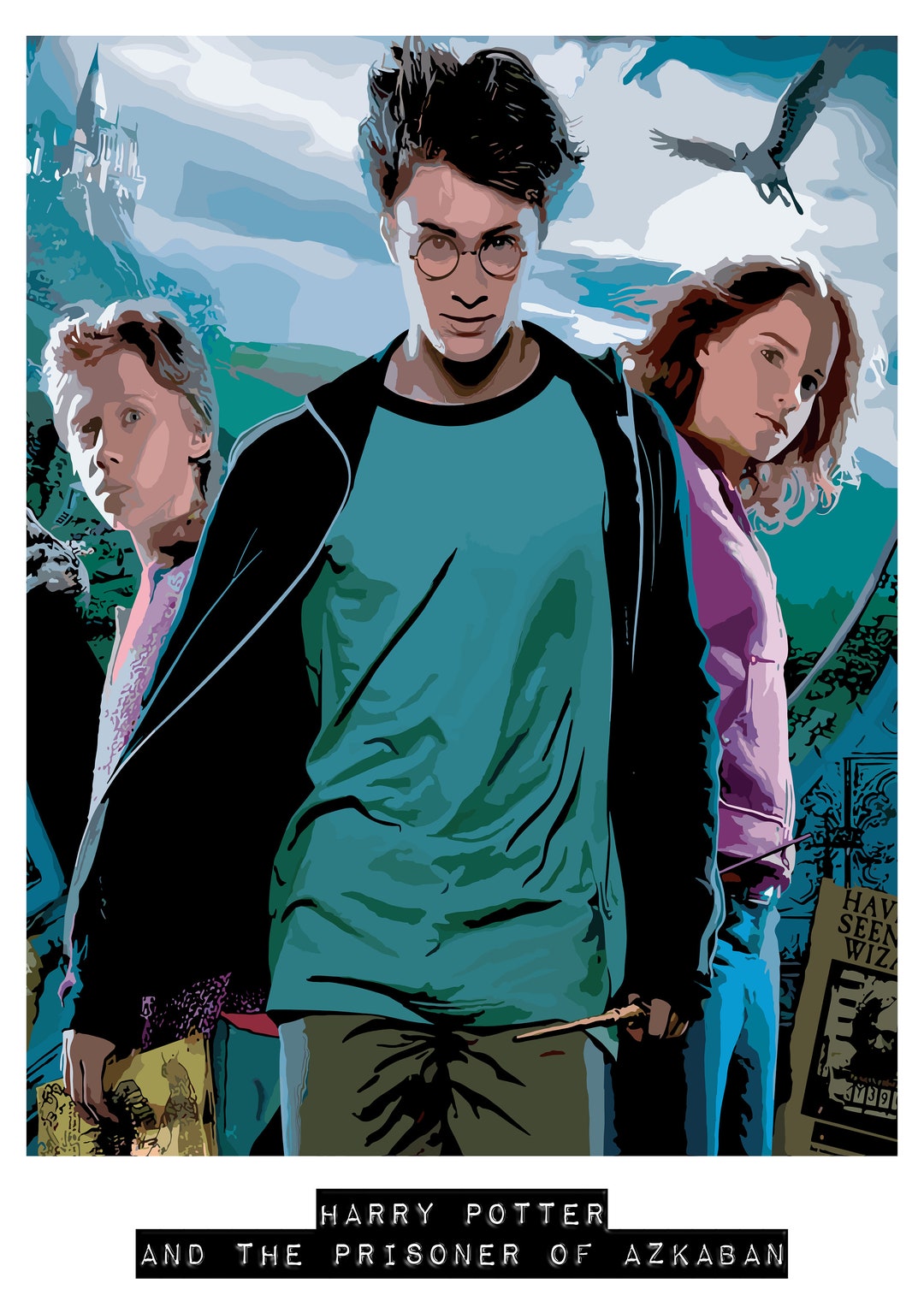 Harry Potter and the Prisoner of Azkaban Print - Etsy