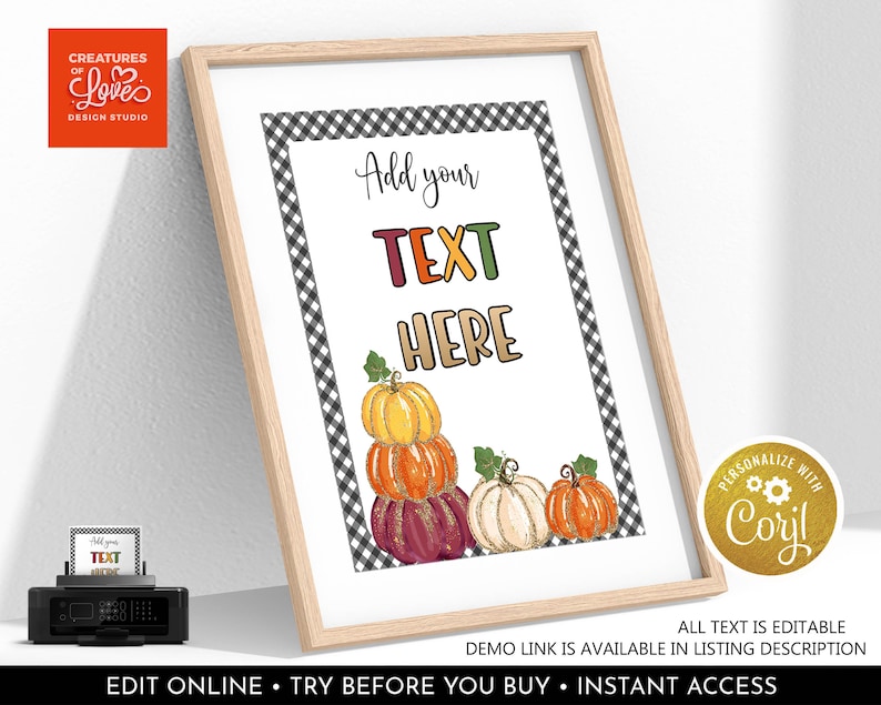 Editable Thanksgiving Sign Pumpkin Sign Thankful Teachers Staff School ...