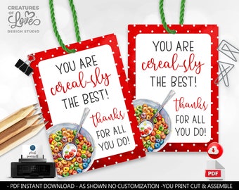 You Are O-fish-ally the Best Teacher Appreciation Gift Tag Employee ...