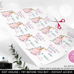 EDITABLE Soap Tag Hands Down You're the Best Around Tags Teacher ...