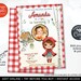 Little Red Riding Hood Invitation Editable Red Riding Hood Birthday ...