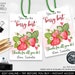 EDITABLE Teacher Appreciation Gift Tag Strawberry Gift Tag Student ...