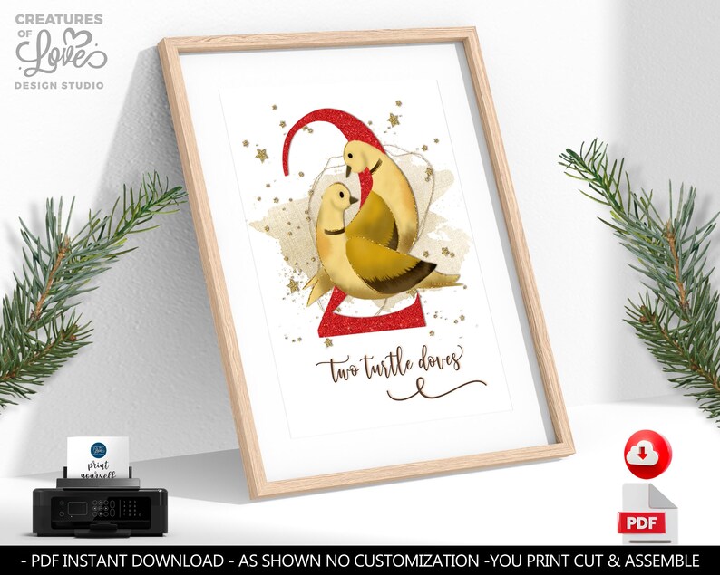 12 Days of Christmas Signs Twelve Days of Christmas Posters 12 ...