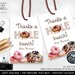 EDITABLE Donut Gift Tag Thanks a Hole Bunch Tag Teacher Appreciation ...