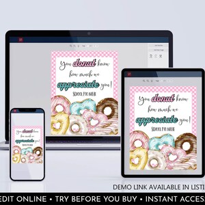 Editable Valentine's Day Teacher Appreciation Sign Valentine's Day ...