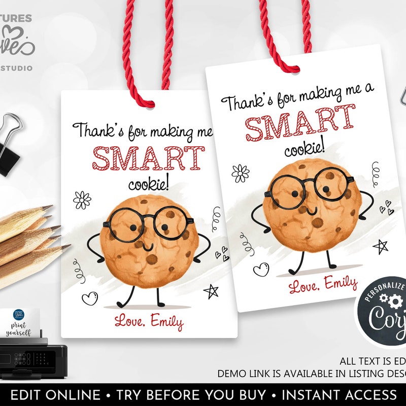 Cookie Gift Tags - 60+ Gift Ideas for 2025