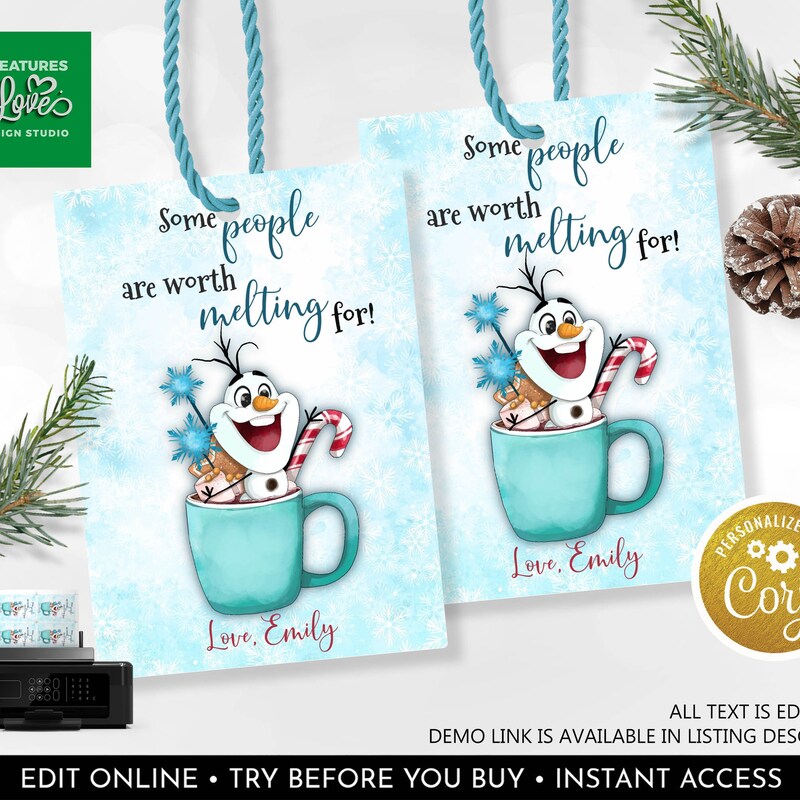 Olaf Party Favors - Etsy