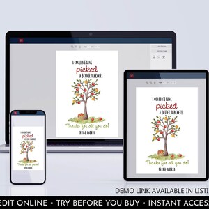 EDITABLE Teacher Appreciation Gift Tag Picked a Better Teacher Tag ...