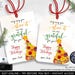 EDITABLE Pizza Gift Tags Christmas Gift Tags Any Way You Slice It We ...