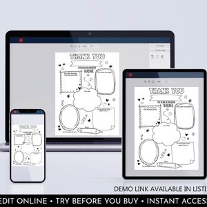 Editable Teachers Appreciation Coloring Page Thank You Teacher Gifts ...