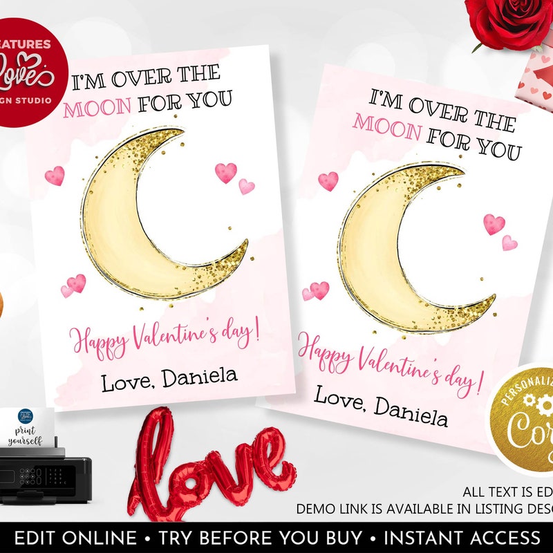 Valentine Moon - Etsy