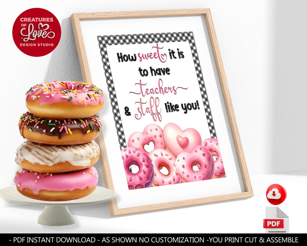 Teacher Appreciation Valentine's Day Sweet Staff Like You Valentines ...