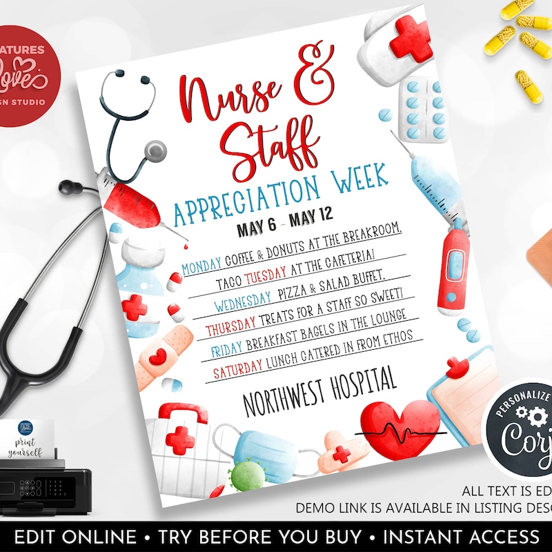 Happy Nurses Week Signs - Etsy