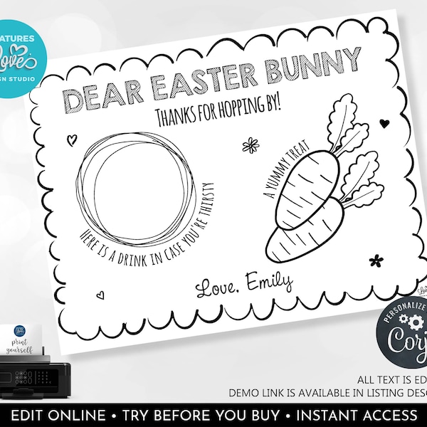 Easter Bunny Bunny Rabbit Placemats - Etsy