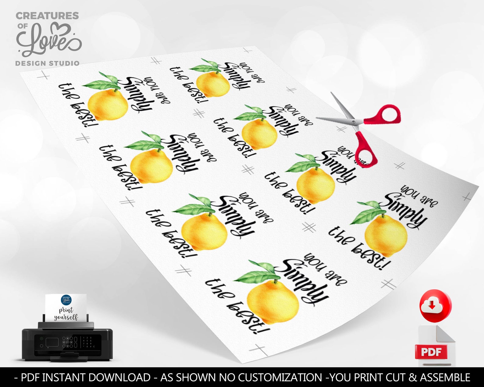 You Are Simply the Best Teacher Appreciation Gift Tag Employee Staff ...