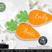Editable Carrot Gift Tags Easter Carrot Favor Tags Carrot Place Card ...