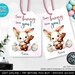 Editable Easter Tag Some Bunny Loves You Gift Tag Easter Bunny Favor ...