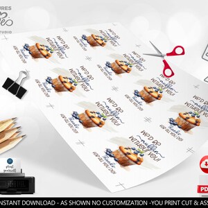 Teacher Appreciation Gift Tag Muffin Without You Gift Tag Employee ...