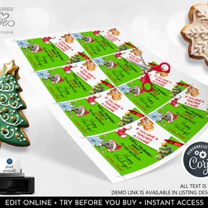 Editable Christmas Cookie Gift Tag If You Give A Teacher A Cookie Tag ...
