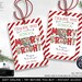 Editable Thank You for Making School Merry and Bright Gift Tags Teacher ...