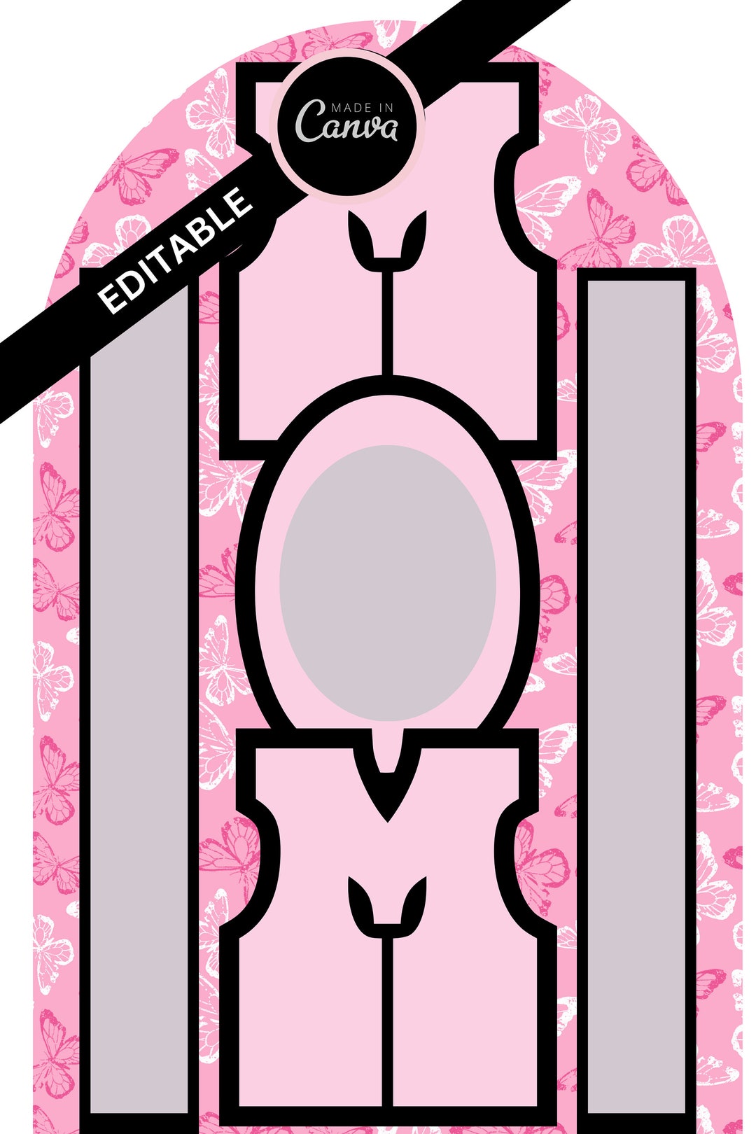 Mother’s Day Template, Pink MOM Template, DIY Vending Machine, Canva ...