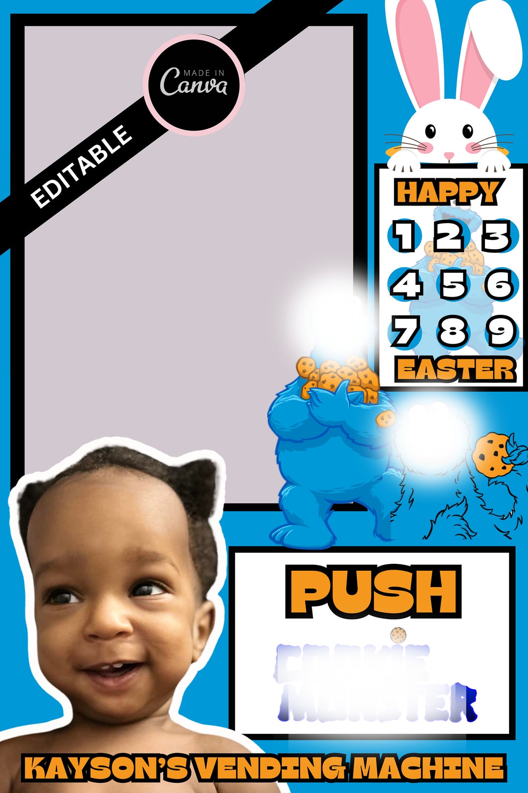 Custom Vending Machine Template, Birthday Gift, Easter Basket, Canva ...