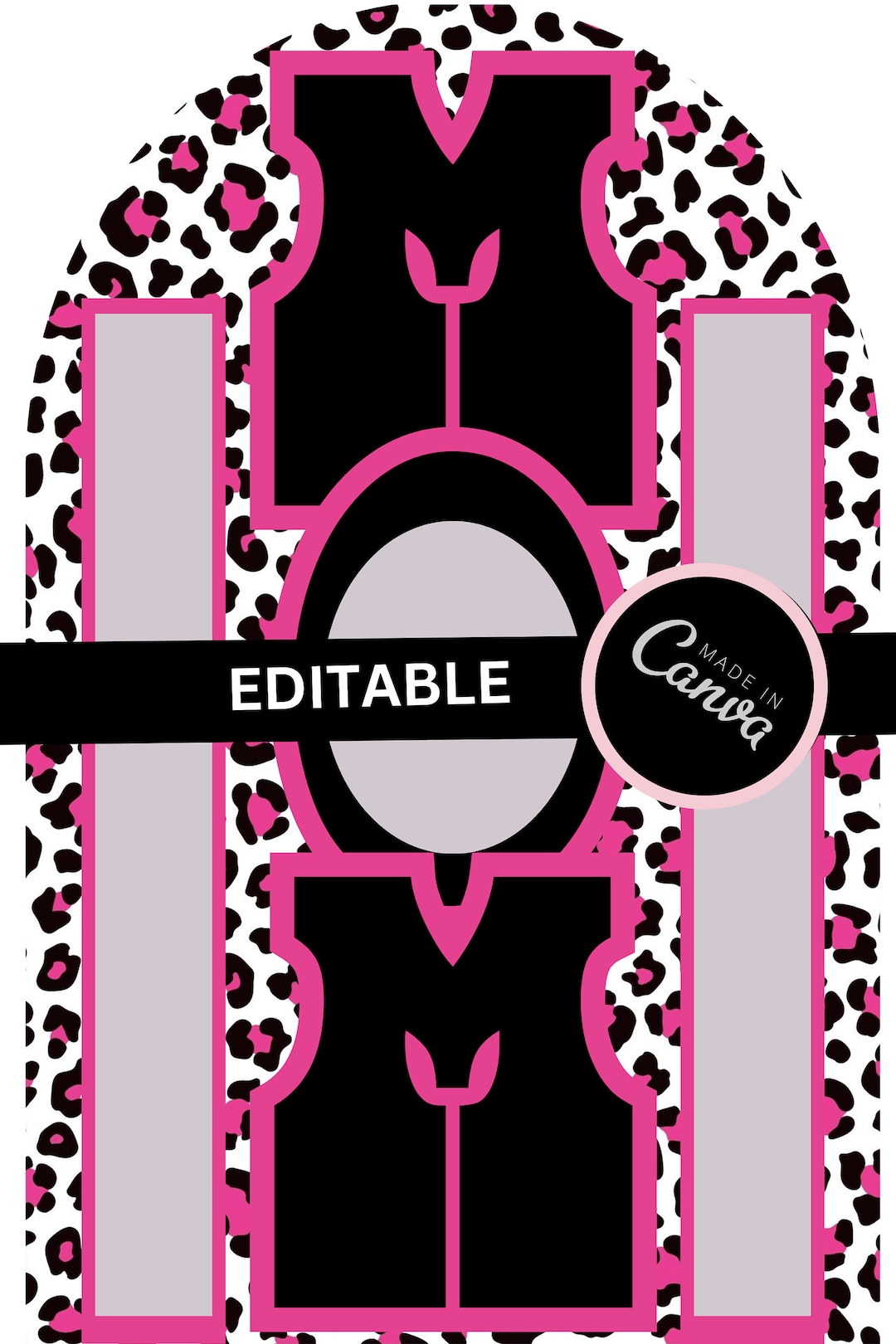 Mother’s Day Template, Pink MOM Template, DIY Vending Machine, Canva ...