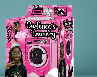 EASTER Laundry WASHER Machine 16x20 , Vending Machine Easter, Washer ...