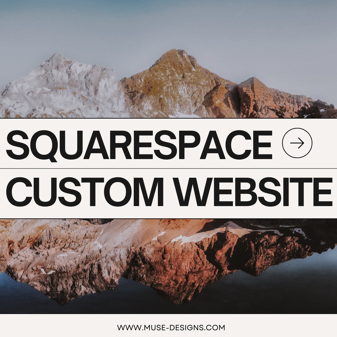 Custom Squarespace Website Design - Etsy