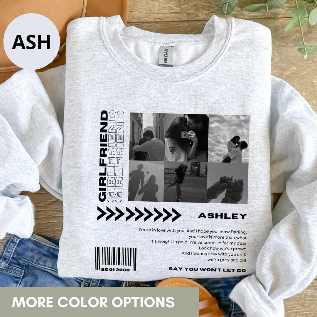 Personalized Photo Collage for Girlfriend, Only You Shirt, Custom ...