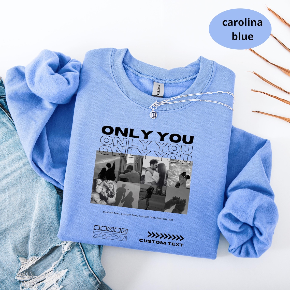 Personalized Photo Collage Sweater, Only You Custom Shirt, Custom ...