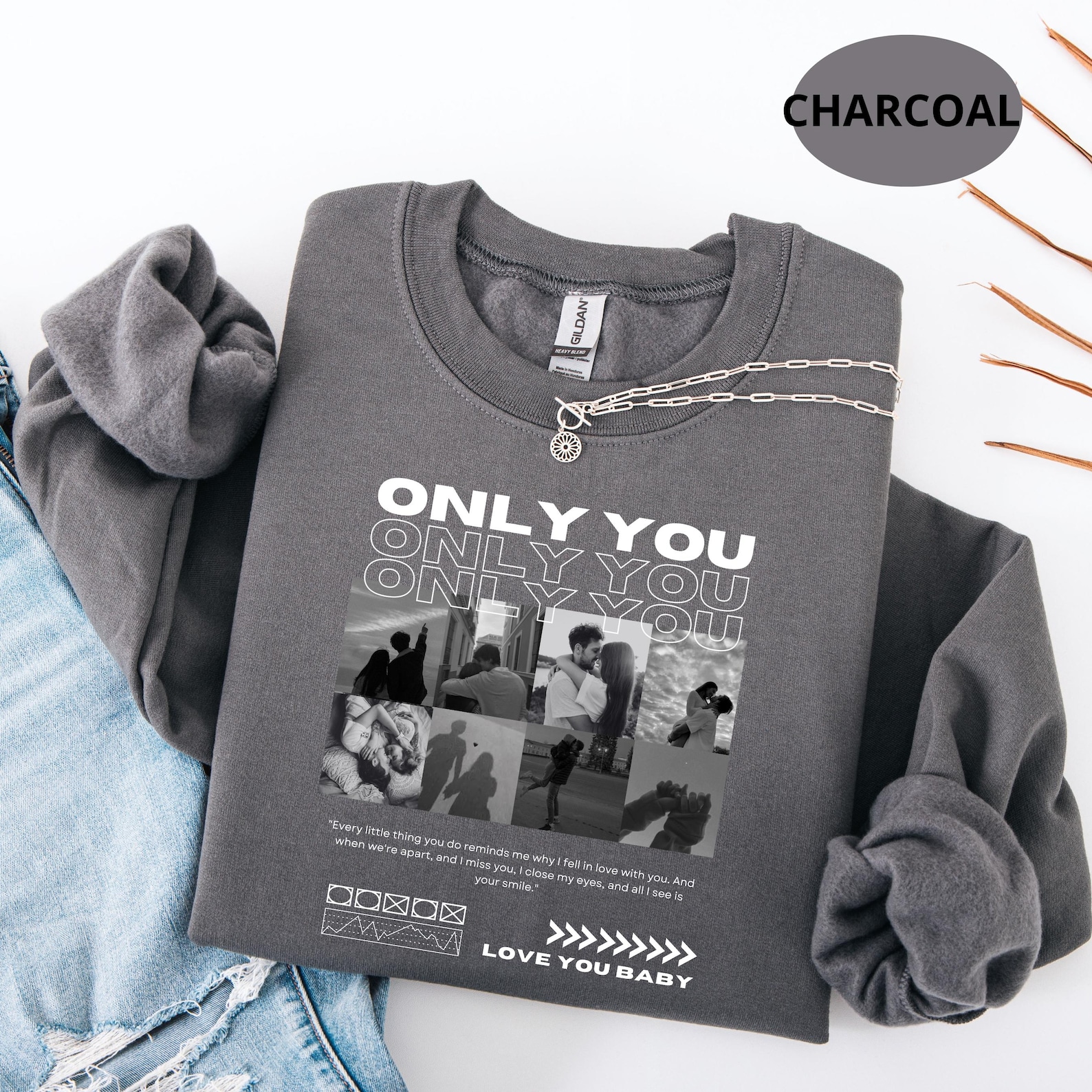 Personalized Photo Collage Sweater, Only You Custom Shirt, Custom ...